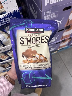 Kirkland Signature Caramel S'mores Clusters Kosher Kettle Cooked 26.3 ...