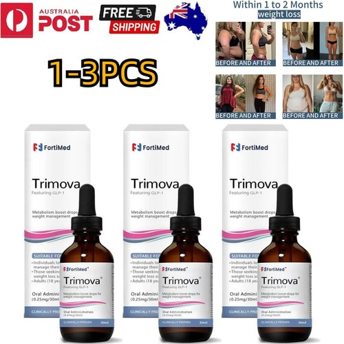 30ML 1-12PCS TRIMOVA Drops - Trimova Metabolism Drops for Men & Women ...