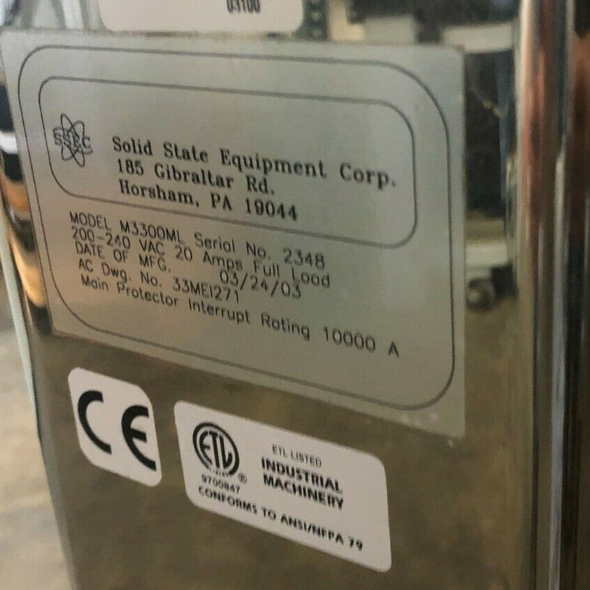 SSEC 3300ML TRILENNIUM Photomask Cleaner with Single Brush Scrub | eBay