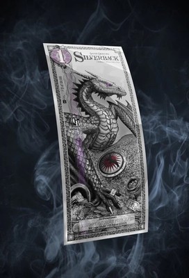 SilverBack Silver Dragon Note~Purple Edition~ 1/1000th Toz Very Rare ...