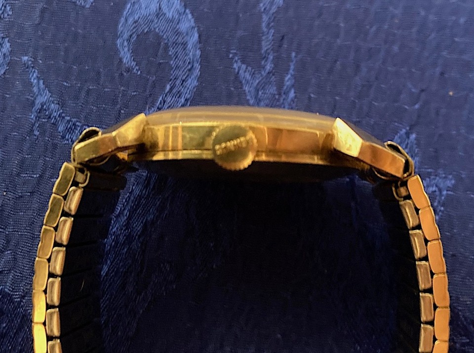Vintage 14K Gold Benrus Citation Watch 1950s NR MINT In Box Works Free ...