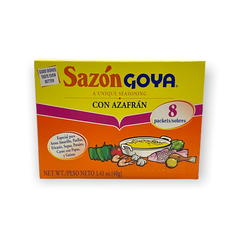 Goya Sazon Con Azafran - Latin Seasoning with Saffron 1.41 oz 3 Pack | eBay