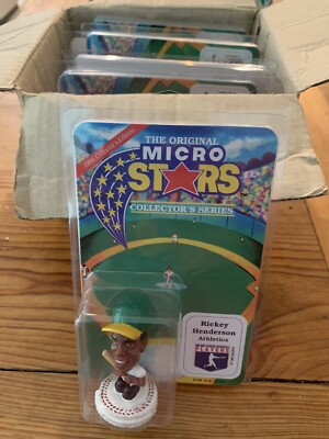 Oakland A's Rickey Henderson 1995 Micro Stars MLB Baseball Figure NEW ...