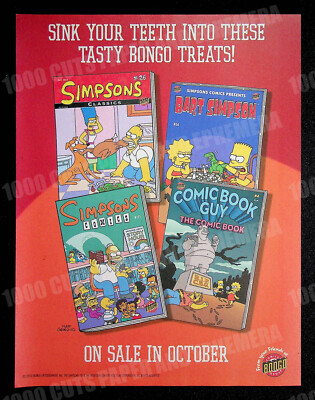 The Simpsons Bongo Comics Group 2010 Trade Print Magazine Ad Poster ...