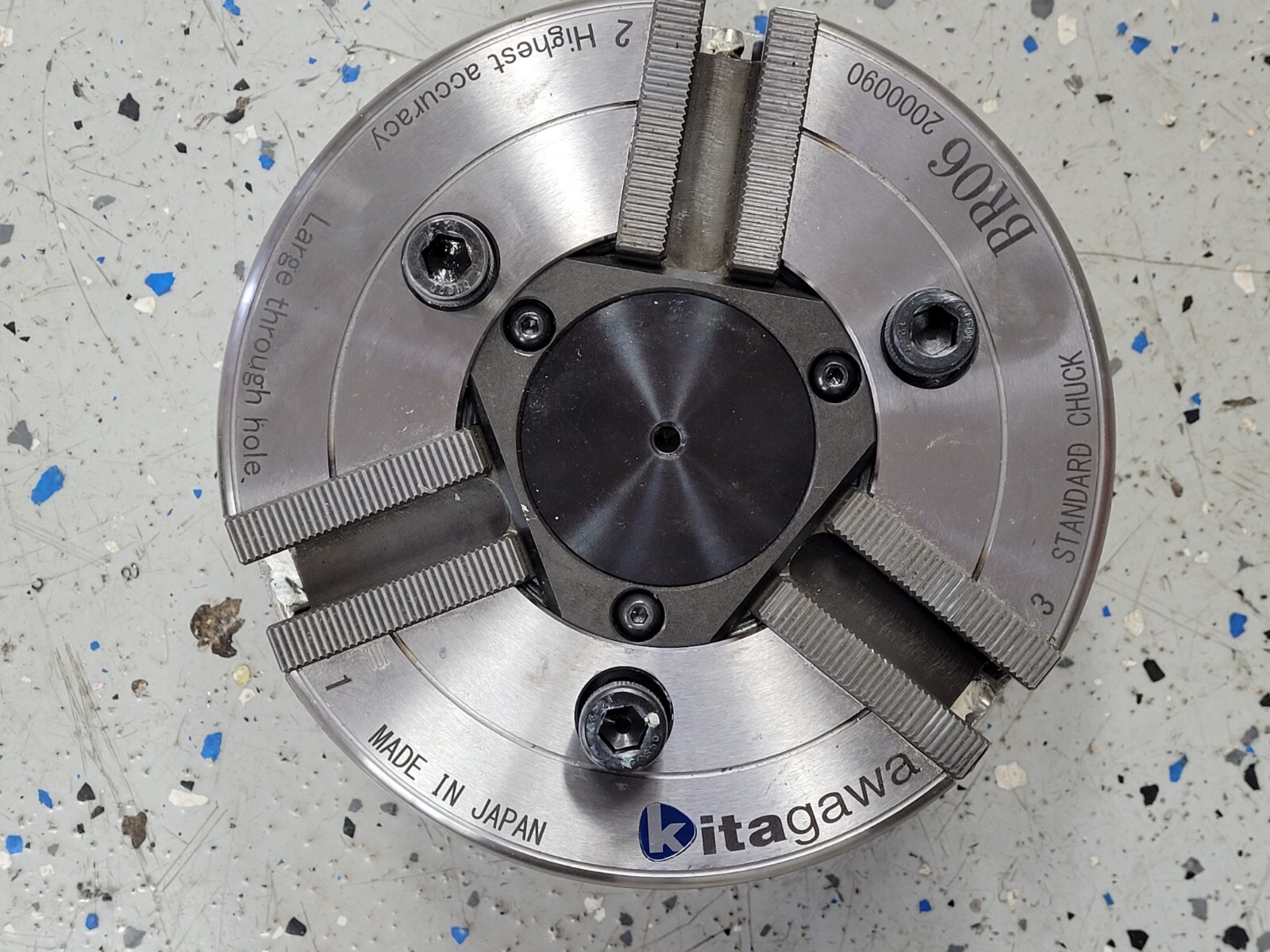 New Kitagawa lathe chuck BR06, M60 P1.5 thread, A2-5 | eBay