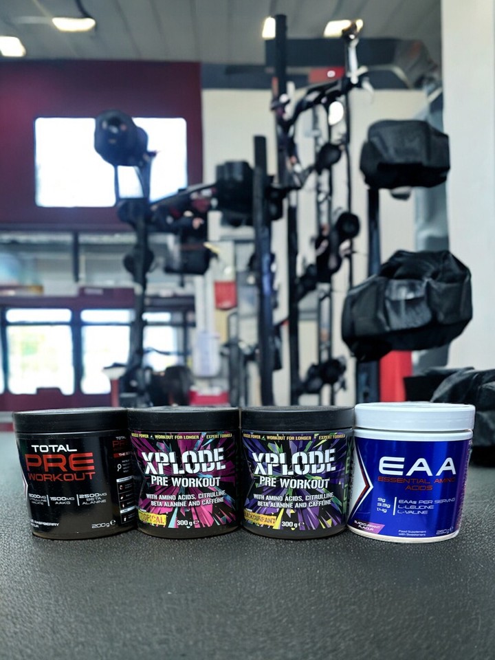 SCI-MX Workout Bundle - Total Pre Workout, 2x Xplode + Amino Acids ...