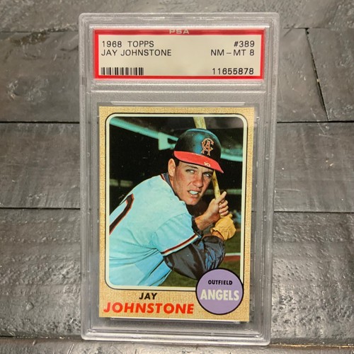 1968 Topps Jay Johnstone #389 *Angels* PSA 8 NM-MT | eBay