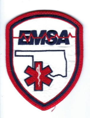 EMSA - Emergency Medical Services Authority Oklahoma OK duty-worn shield patch | eBay