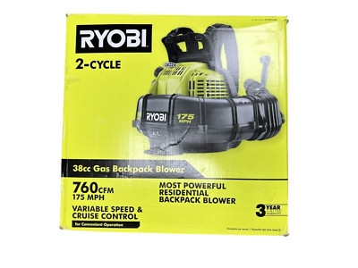 RYOBI RY38BPVNM Backpack Gas Leaf Blower 38cc 2-Stroke -FOR PARTS ...