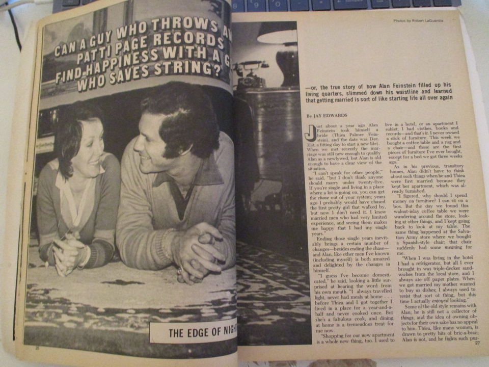 Jerry Lacy, Judith Barcroft - TV By Day Magazine 1973 | eBay