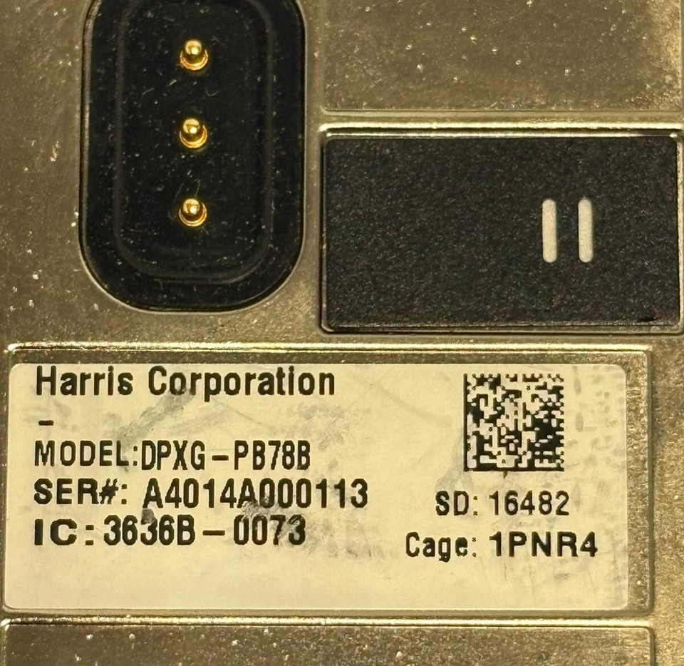 Harris XG-25 Portable Digital Radio DPXG-PB78B, DPXG-PB78B-e1 | eBay