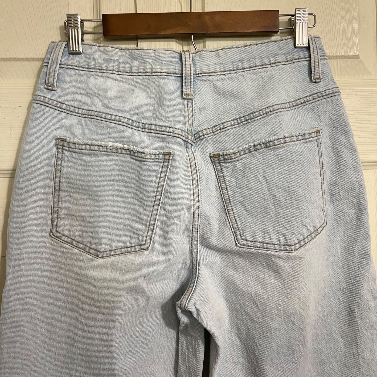 Universal Thread Womens Light Wash Western Yolk Vintage Straight Jeans ...
