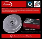 2x Brake Discs Pair Solid fits OPEL ASTRA G, H, J 1.7D Rear 98 to 15 ...