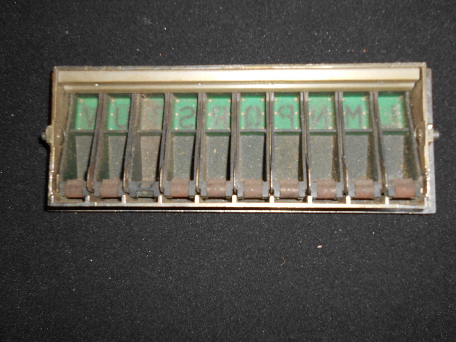 Original Seeburg Model V-200 Jukebox Push Button Set on Chrome | eBay