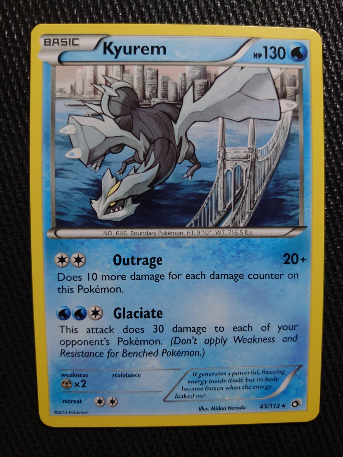 Pokémon TCG Kyurem Legendary Treasures 43/113 Regular Rare for sale ...
