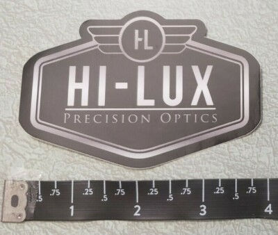 Hi-Lux Precision Optics Vinyl Sticker / Decal OEM Original Scope Red ...