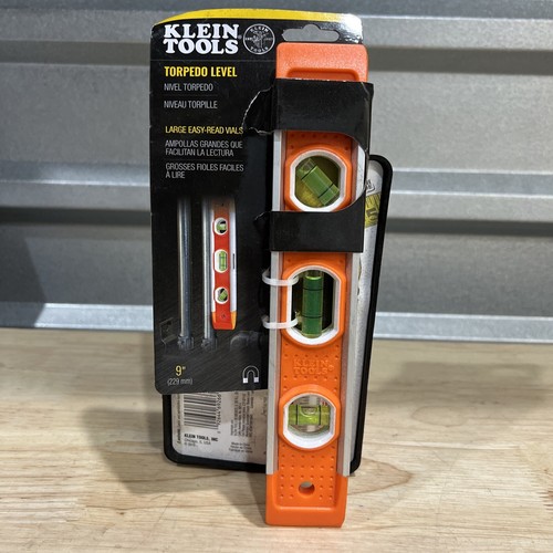 Klein Tools Model 935 Magnetic Bottom Tapered Nose Torpedo Bubble Level ...