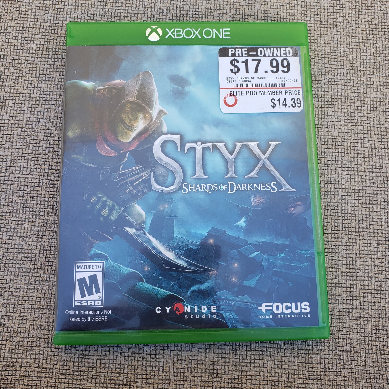 Styx: Shard of Darkness (Microsoft Xbox One, 2016) 854952003561| eBay