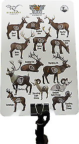 Third Hand Archery Color Score Card Holder Arrow Placment Rinehart 3d ...