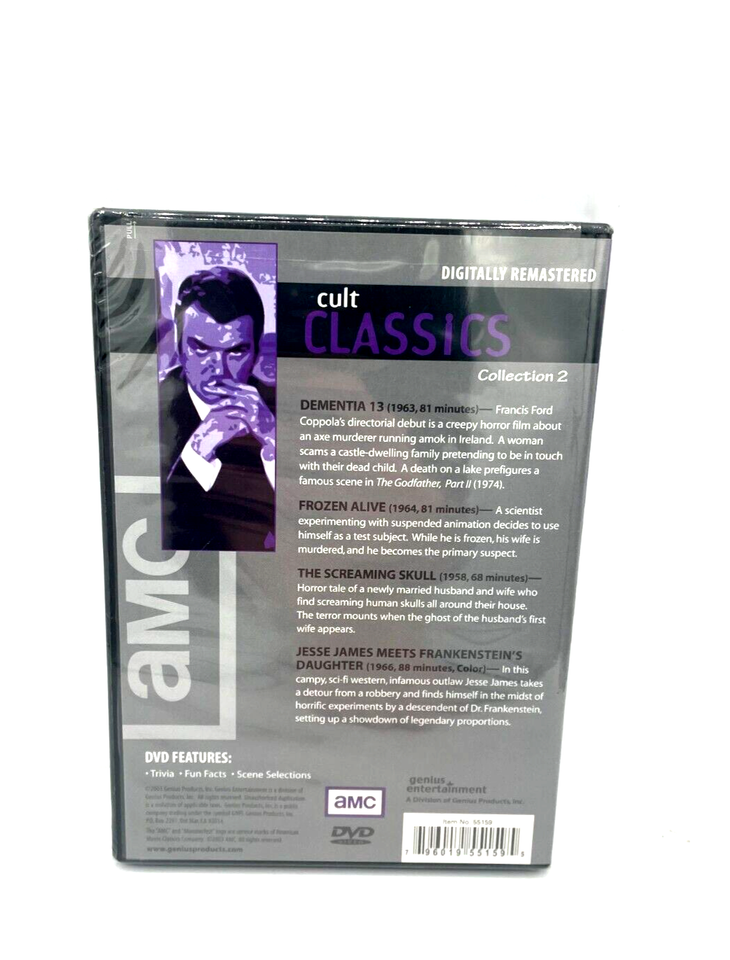AMC CULT CLASSICS COLLECTION 2 DISC DVD- 4 MOVIES- BRAND NEW/SEALED | eBay