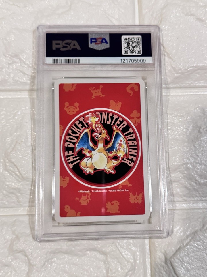 Tentacruel 4 of Spades Pokémon Red Charizard Playing Cards PSA10 | eBay