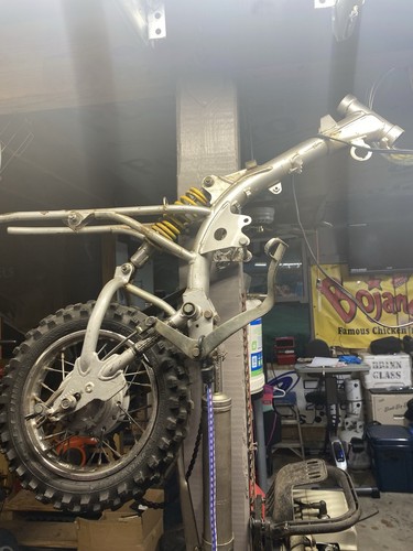 2004 Crf50 Frame with Rear Wheel and Shock Assembly Honda | eBay