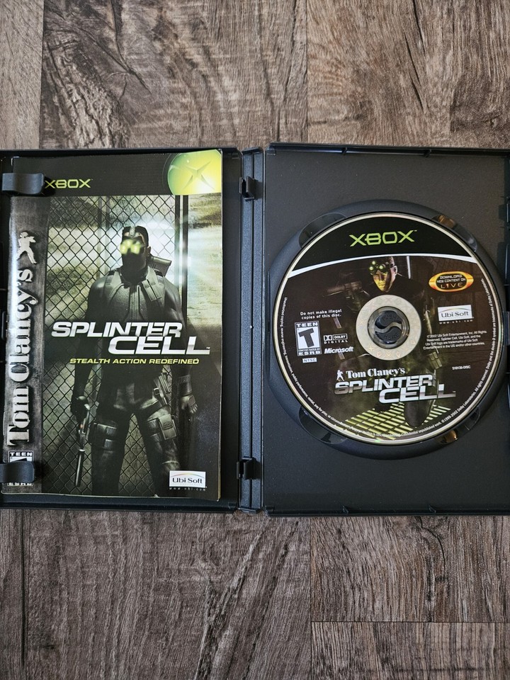 Tom Clancy's Splinter Cell (2002) Microsoft Xbox CIB Complete Tested ...