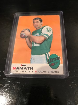 1969 Topps Joe Namath #100 Football Card | eBay