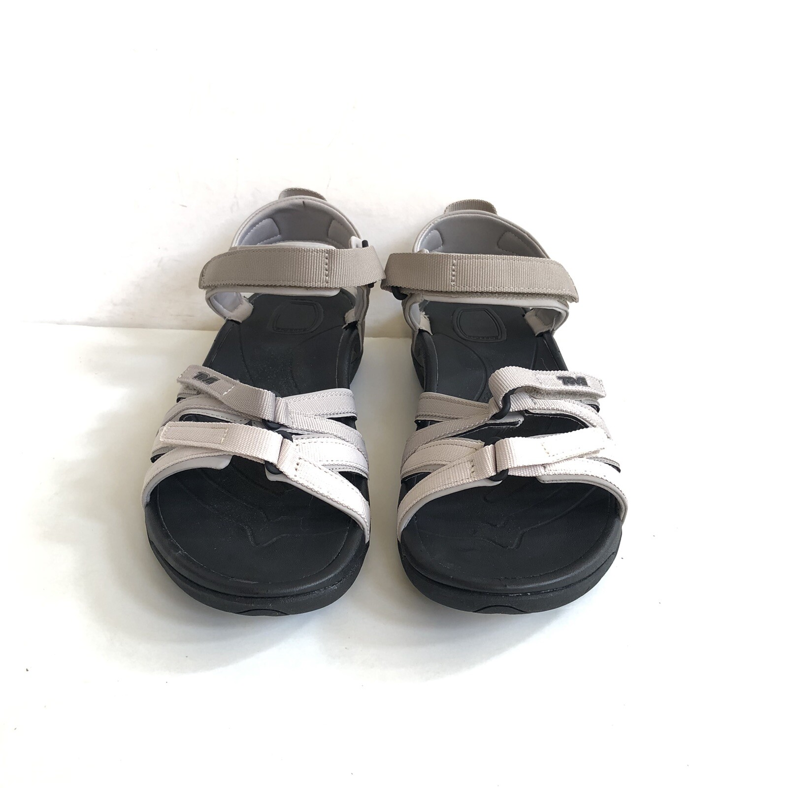 TEVA WOMEN TIRRA BLACK BIRCH MULTI STRAPPY SPORTS SANDALS US 7 / EU 38 ...