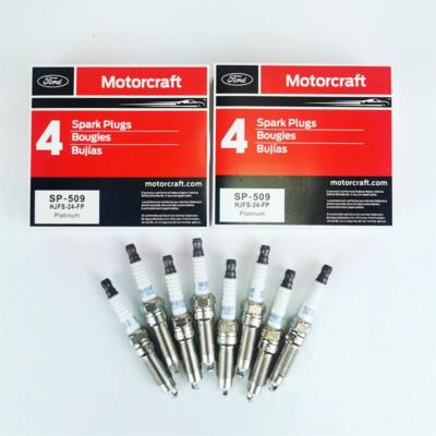 New 8Pcs MOTORCRAFT PLATINUM Spark Plugs SP-509 For Ford F150 EXPLORER ...
