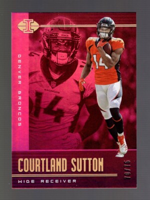 2019 ILLUSIONS TROPHY COLLECTION #82 COURTLAND SUTTON 70/75 DENVER ...