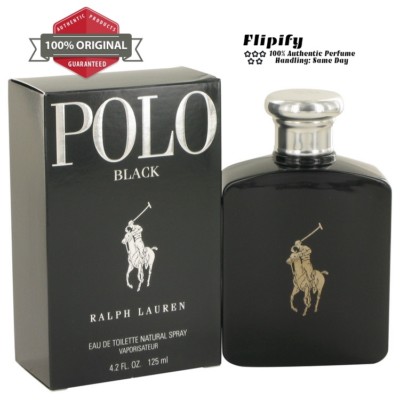 Polo Black Cologne 6.7 oz / 4.2 oz / 1.4 oz / 2.5 oz EDT Spray for MEN ...