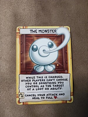 The Monster Treasure Card The Binding Of Isaac Four Souls | eBay