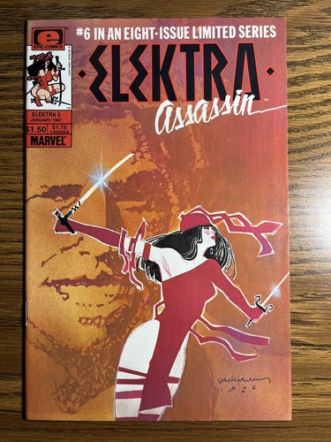 ELEKTRA ASSASSIN 6 FRANK MILLER STORY Bill Sienkiewicz Cover MARVEL ...