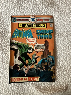 Brave and the Bold Presents BATMAN and SWAMP THING #122 DC Comics 1975 ...