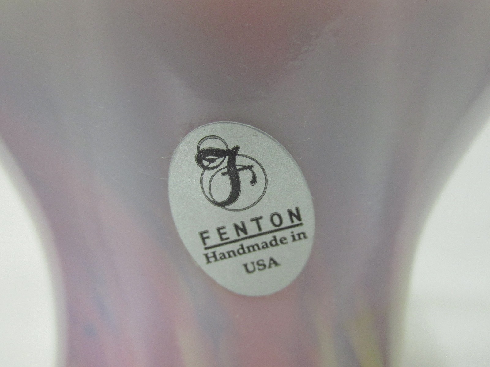 688246 STUDIO Fenton DAVE FETTY Myraid Mist VASE, HAND Numbered Limited ...