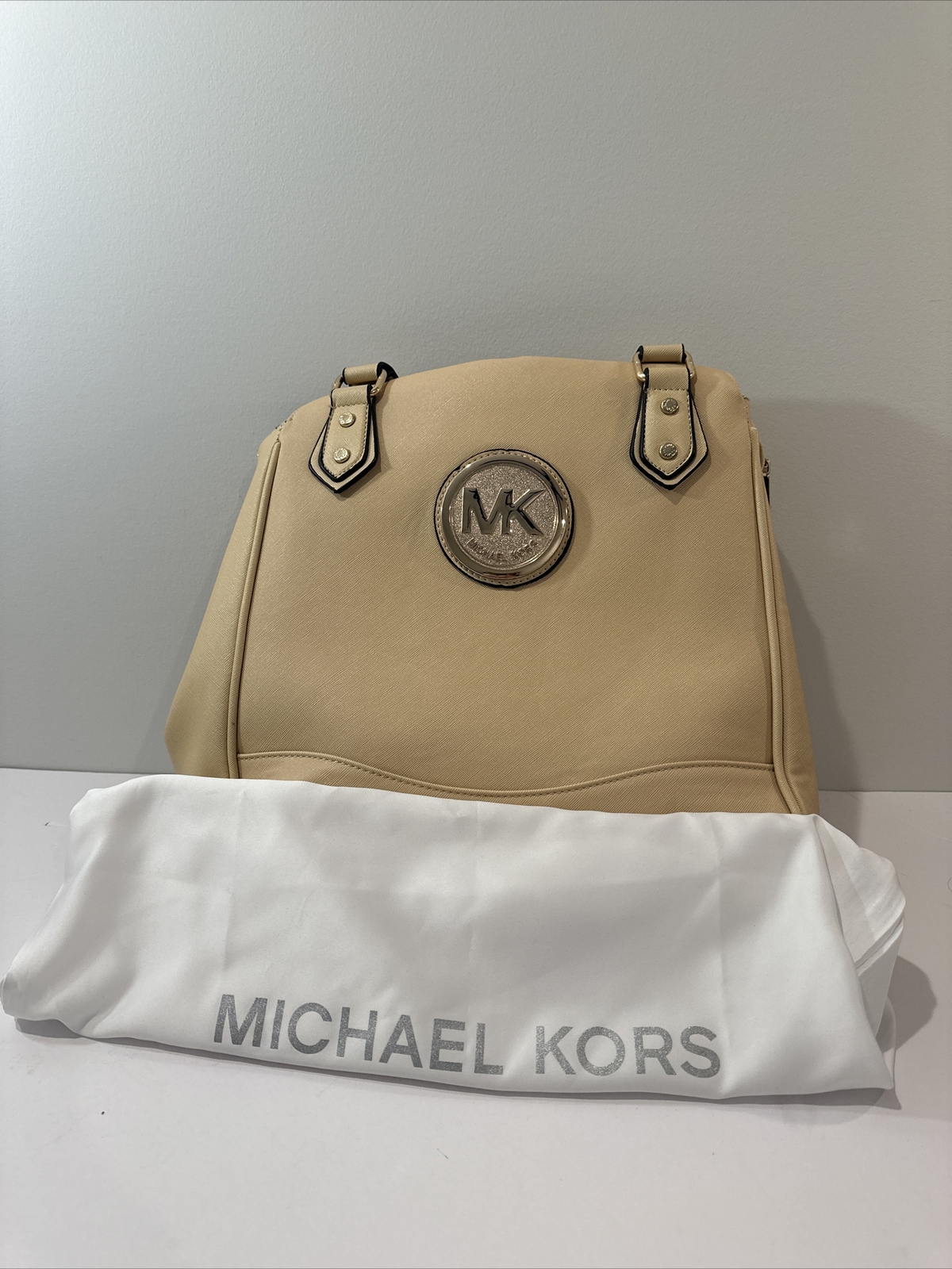 Michael Kors Large Beige Purse New