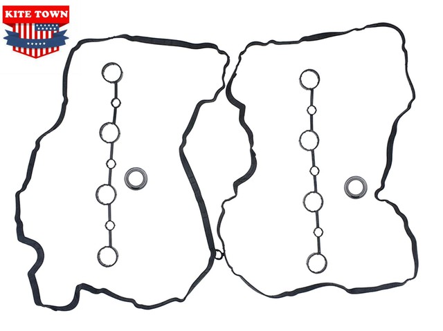 New Valve Cover Gasket Set For Porsche Cayenne V8 Spark Plug Seals and ...