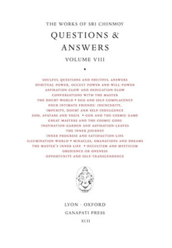 Sri Chinmoy: Answers VIII by Sri Chinmoy 9781911319467 | eBay.de