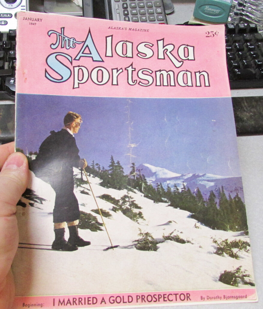 vintage January 1947 Alaska Sportsman magazine, great cover Photo ...