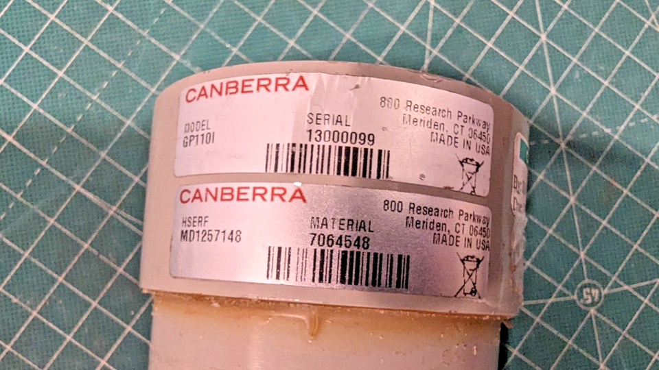 GIANT Canberra GP-110i Gamma Detector Model 47995 With Centronic Geiger ...