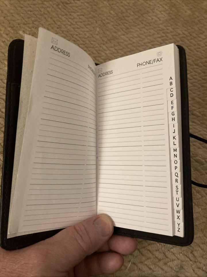 Disney Mickey Personalized Pocket Name Address Telephone& Fax Address ...