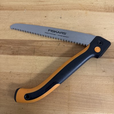 Fiskars Power Tooth Folding Saw - 10" Blade Locks In Two Cutting ...