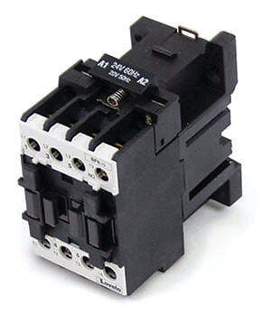 Motor Contactor, 24V Coil, 40 FL AMP, 220V 5 HP, 220V 7.5 HP, 440V 15 ...