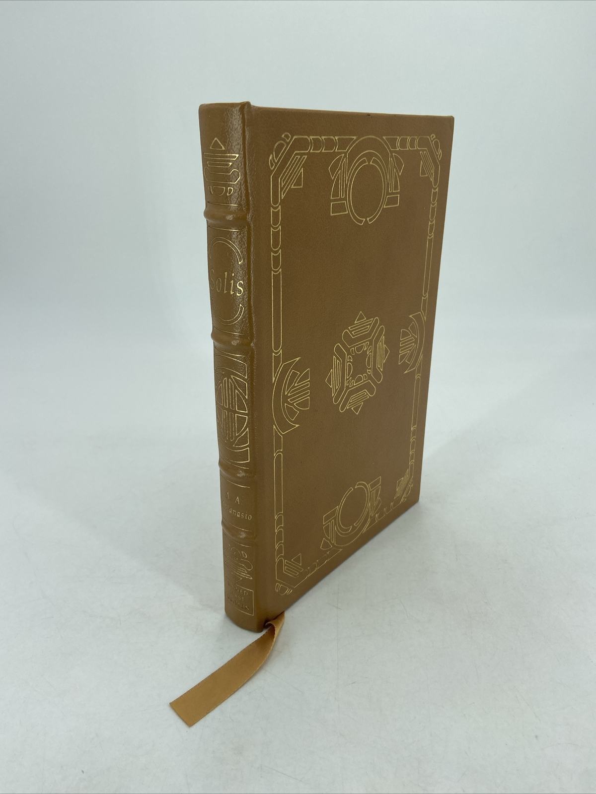 SIGNED A. A. Attanasio SOLIS 1994 Easton Press Leather First Edition | eBay