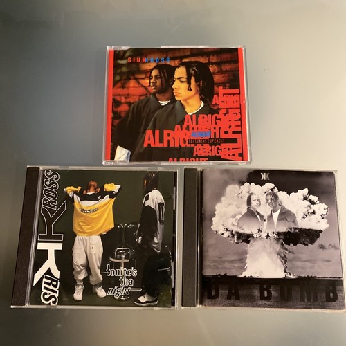 Kris Kross 3 CD LOT: IMPORT Alright, Da Bomb, Tonite’s Tha Night VERY ...