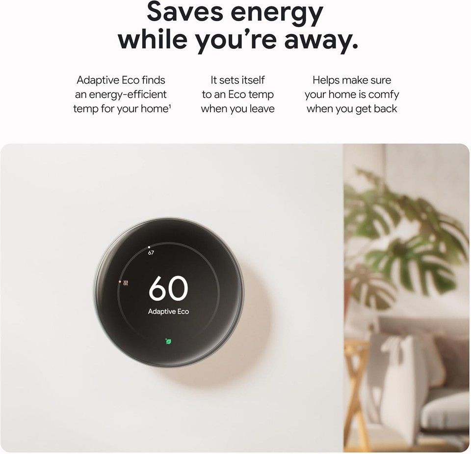 Google Nest 4th Generation Learning Thermostat GA05551-US POLISHED ...