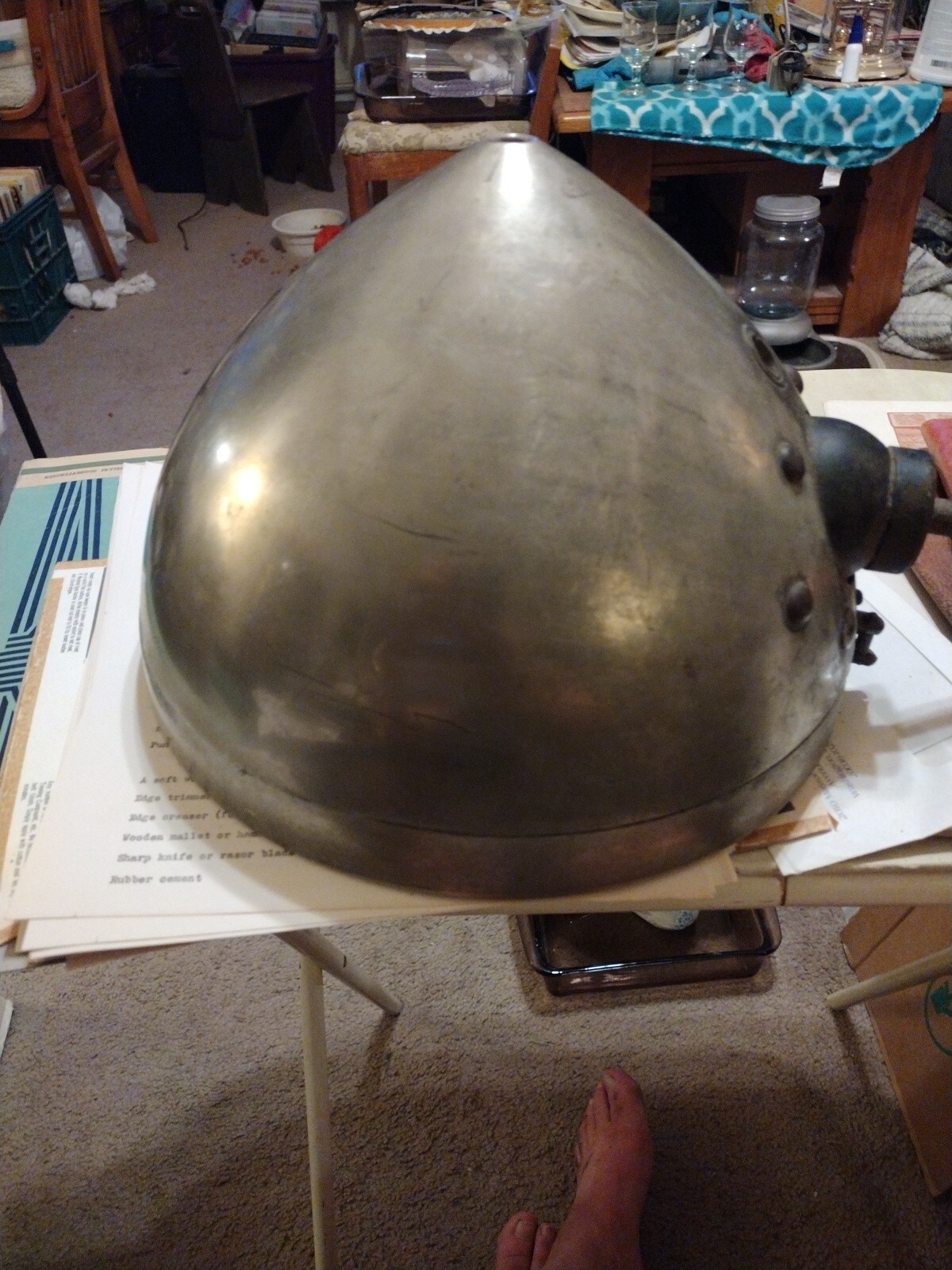 Tilt Ray Headlamp DEPRESS BEAM Light Original Rare C.M HALL Detroit USA ...