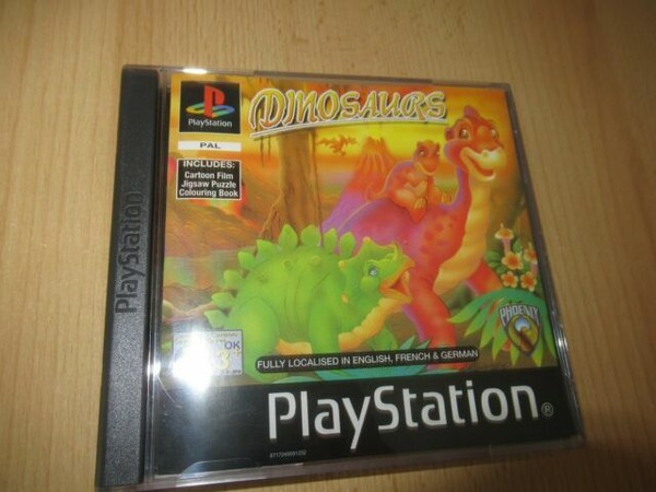 Dinosaurs Sony PlayStation 1 PAL Ps1 Vintage Game Younger Childs Kids ...