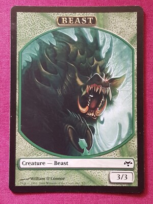 Magic The Gathering EVENTIDE BEAST TOKEN card MTG | eBay Australia